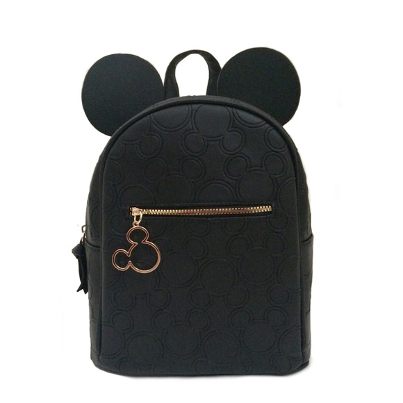 Disney | Bags | Disney Mickey Mouse Head Backpack Black | Poshmark
